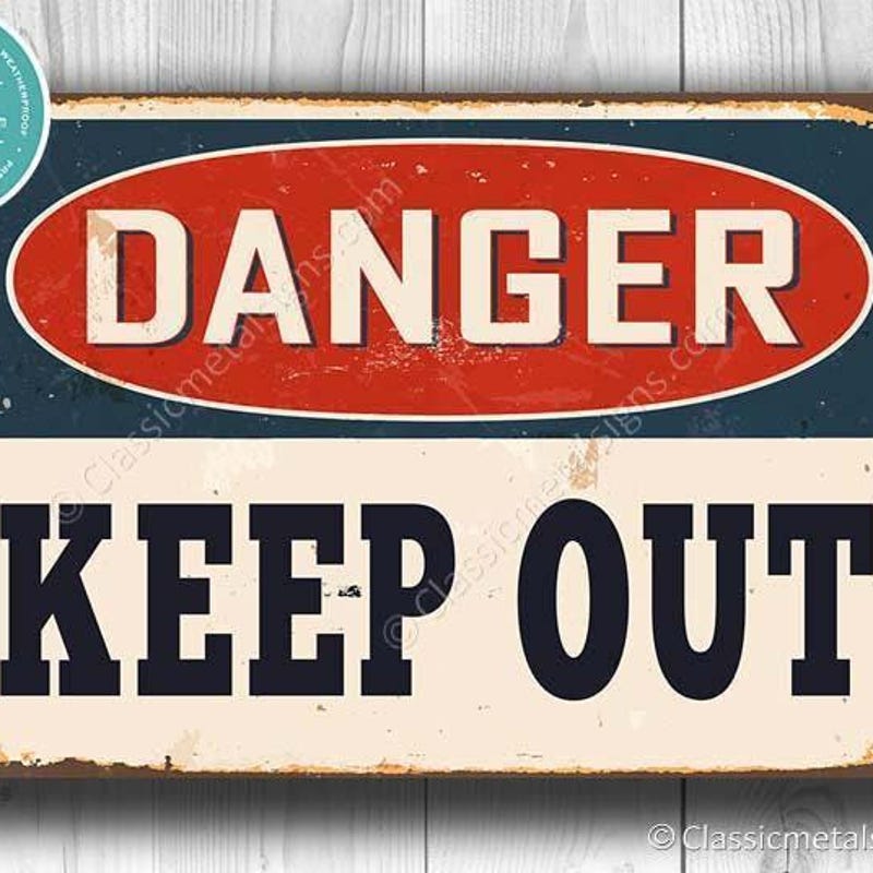 Keep Out Room Sign - Etsy