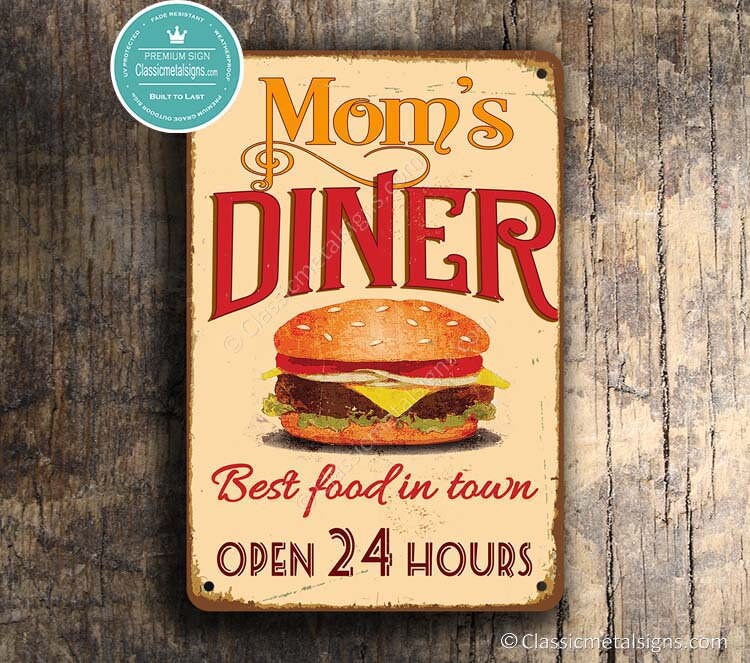 Custom DINER SIGN Custom Diner Sign Vintage Style Diner | Etsy