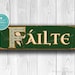 FAILTE SIGN Failte Signs Ireland Welcome Irish Welcome - Etsy