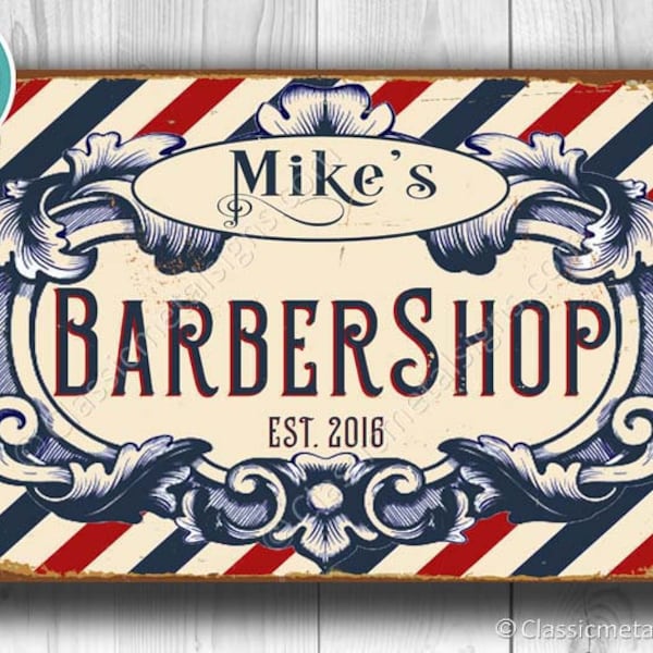 Barber Shop Sign - Etsy