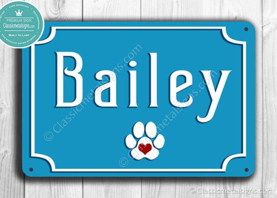 CUSTOM DOG SIGN, Personalized Dog Sign, Customizable Dog Sign ...