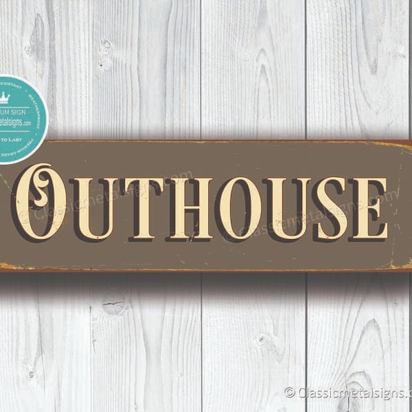 Outhouse Signs - Etsy