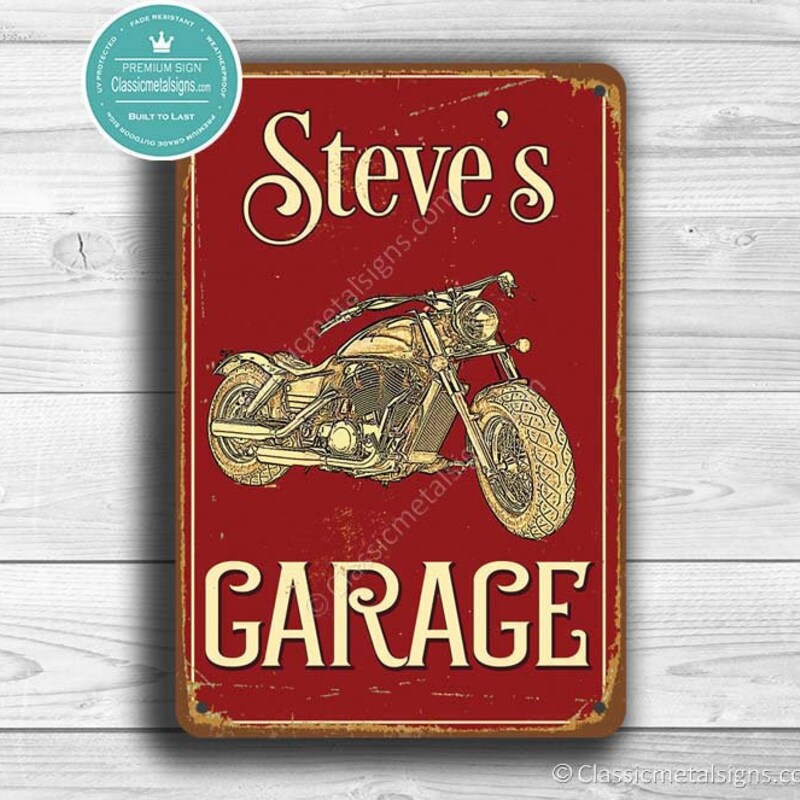 Motorcycle Sign - Etsy