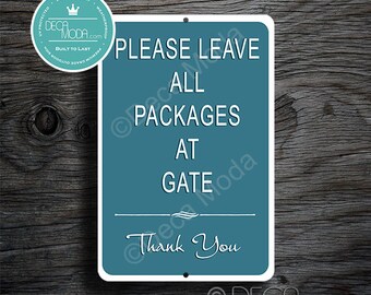 Delivery Gate Sign - Etsy
