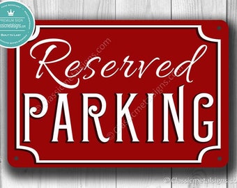 Red Reserved Sign - Etsy