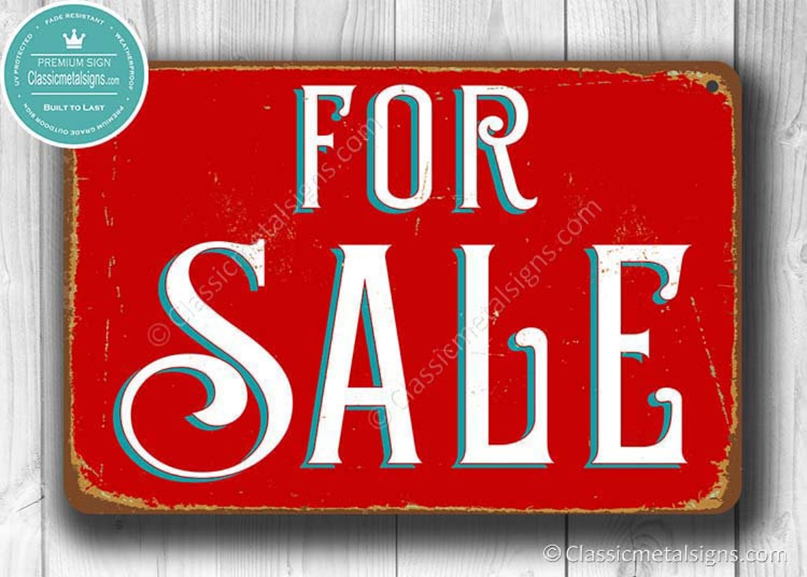 FOR SALE SIGN Sale Signs for Sale Vintage Style for Sale | Etsy