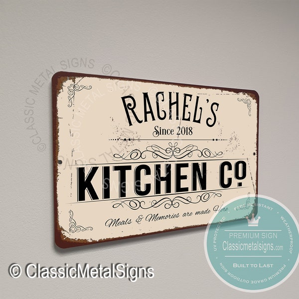 Personalized Kitchen Signs - Etsy
