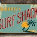 CUSTOM SURF SHACK Sign, Surf Shack Signs, Vintage Style Surf Shack Sign ...