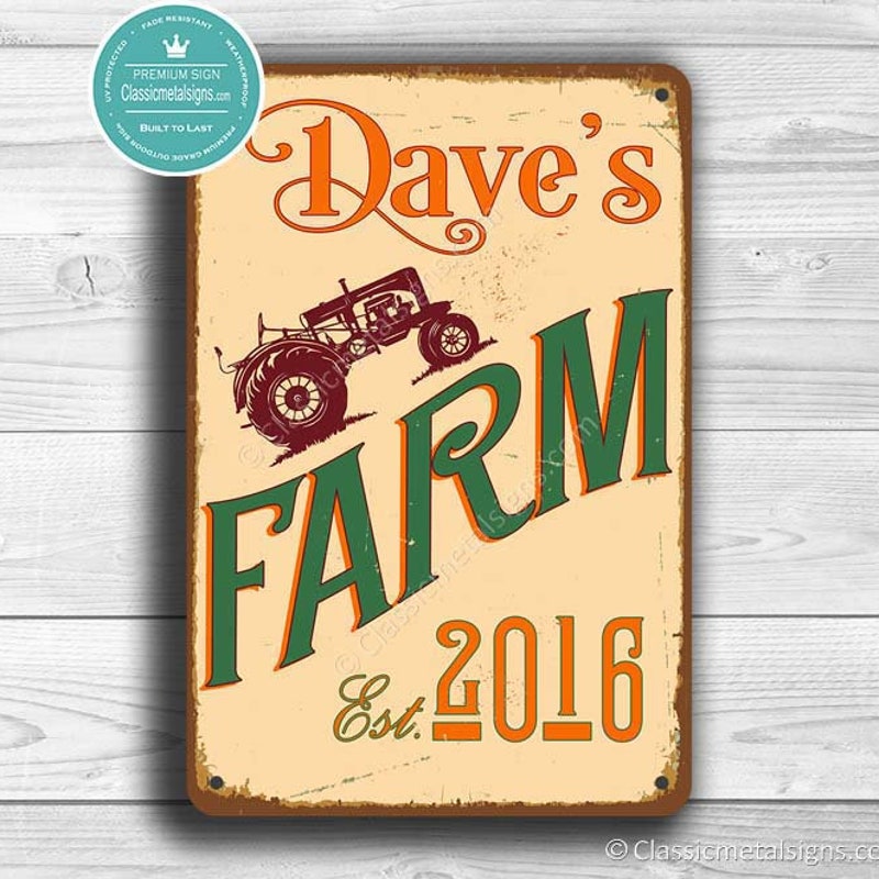 Antique Farm Sign - Etsy