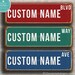 Custom BOULEVARD SIGN, Personalized STREET Sign, Custom Street Signs ...