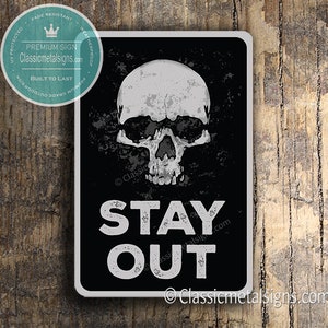 STAY OUT SIGN, Stay Out Signs, Vintage Style Faded Stay Out Sign, Keep ...