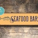 SEAFOOD BAR SIGN Seafood Signs Seafood Bar Signs Vintage - Etsy