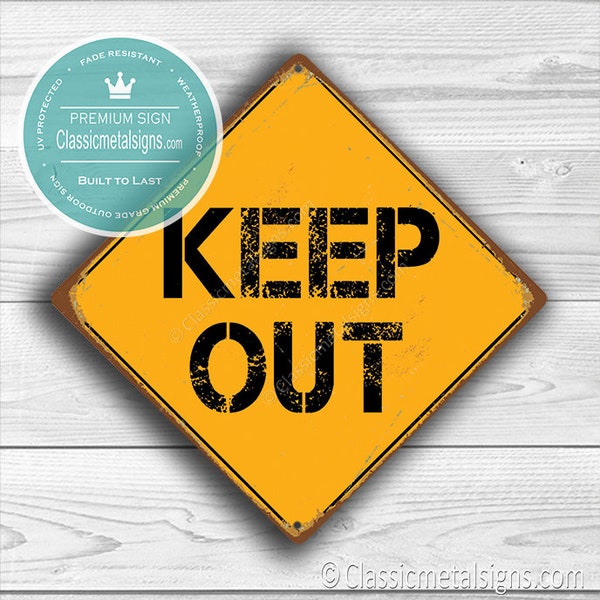 Keep Out Sign - Etsy UK