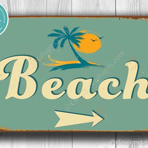Beach Arrow Sign - Etsy