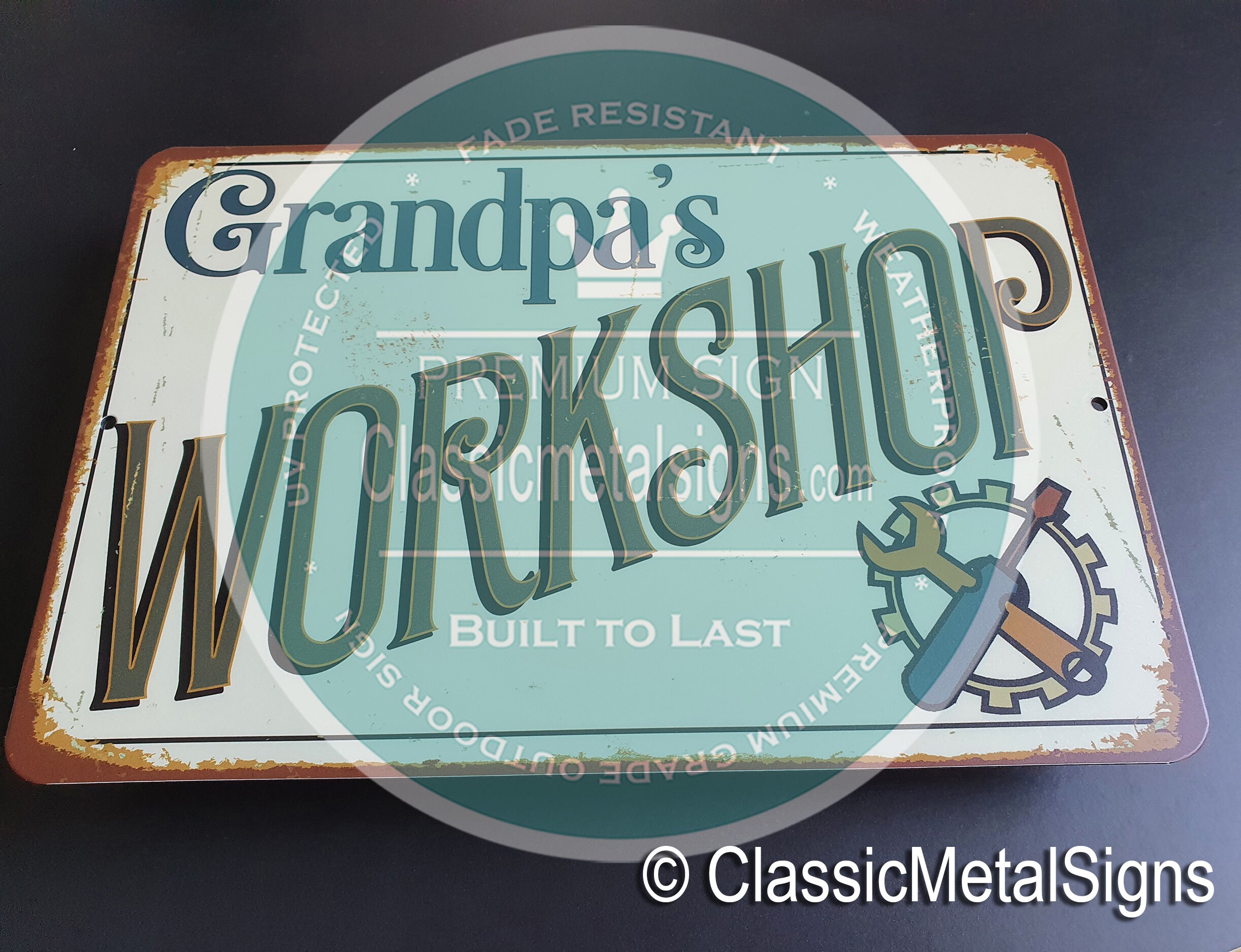 Gift for Gramps Gramps Workshop Sign Gift for Gramps Sign | Etsy