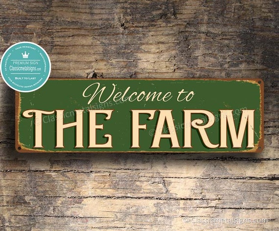 Vintage Farm Sign