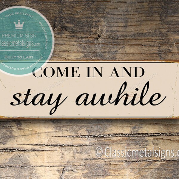 Stay Awhile - Etsy