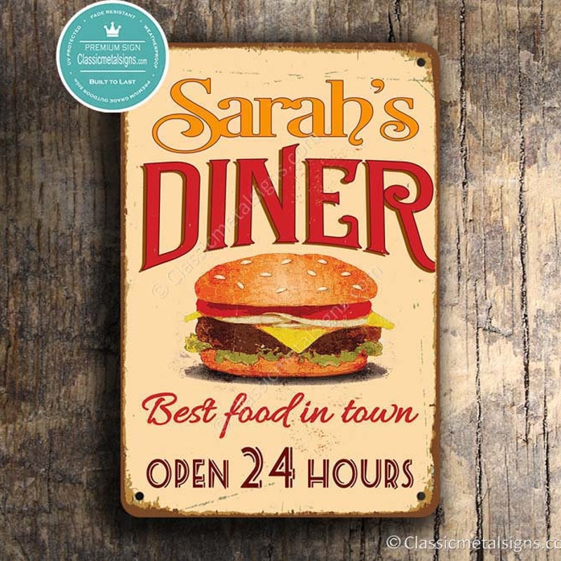 Vintage Diner Sign - Etsy