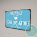 CUSTOM JEWELRY STORE Sign, Personalized Jewelry Store Sign, Vintage ...