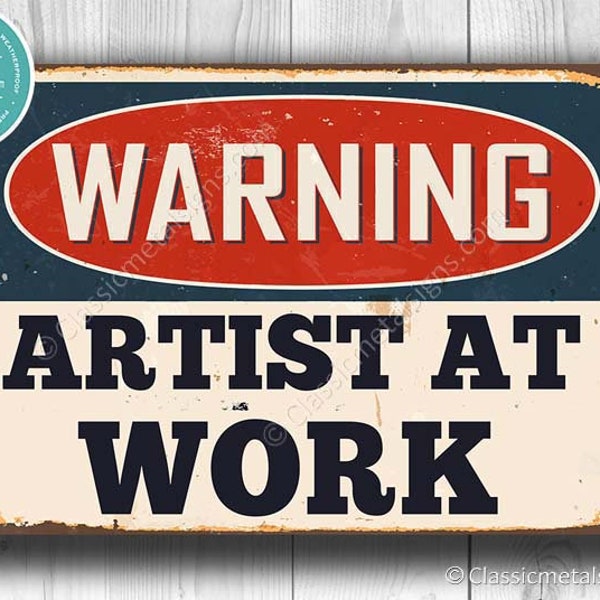 Vintage Warning Sign - Etsy