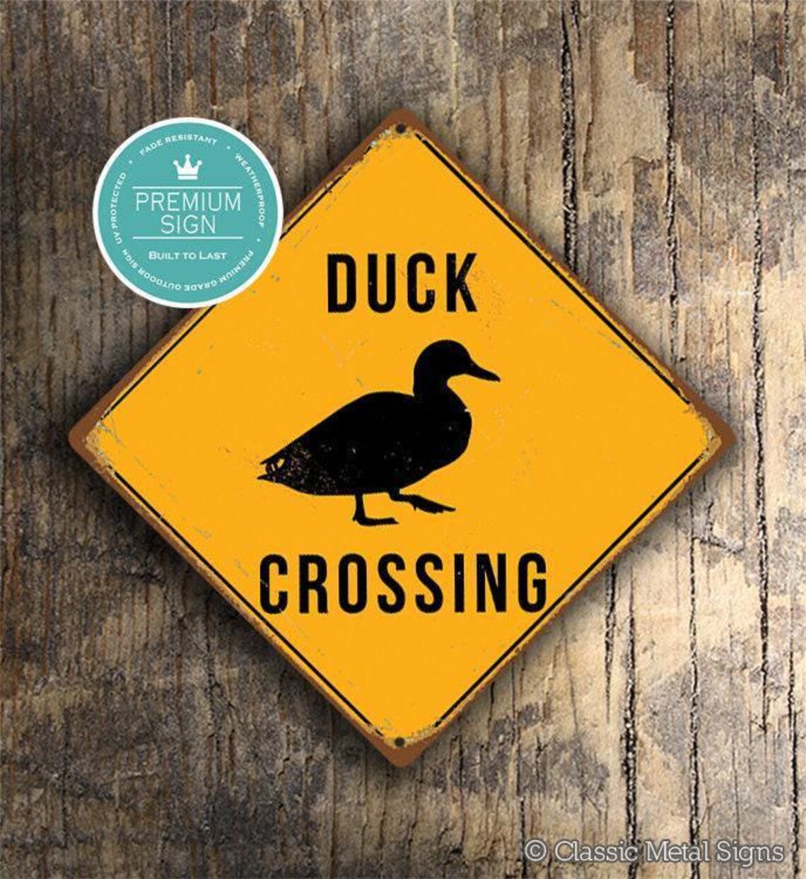 Duck Crossing Sign: Outdoor Yard or Farm Animal Décor - Etsy