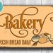 BAKERY SIGN, Bakery Signs, Vintage Style Bakery Sign, Fresh Bread Daily ...