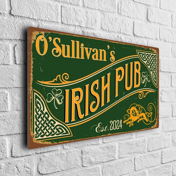 Irish Pub Sign - Etsy