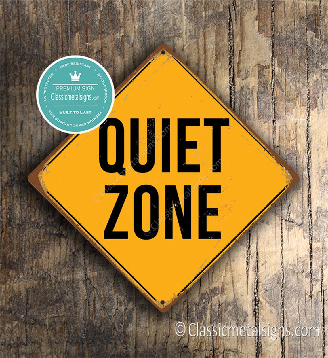 QUIET ZONE SIGN Quiet Signs Quiet Please Shh Quiet Sign | Etsy