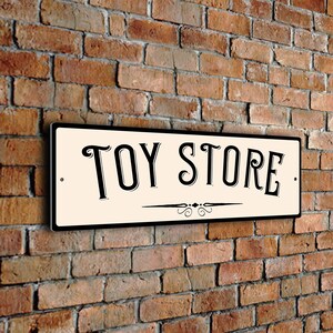 TOY STORE Sign, Classic Style Toy Store Sign With UV Protected Fade ...