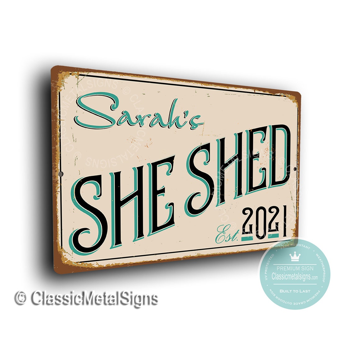 CUSTOM SHE SHED Sign Customizable She Shed She Shed - Etsy
