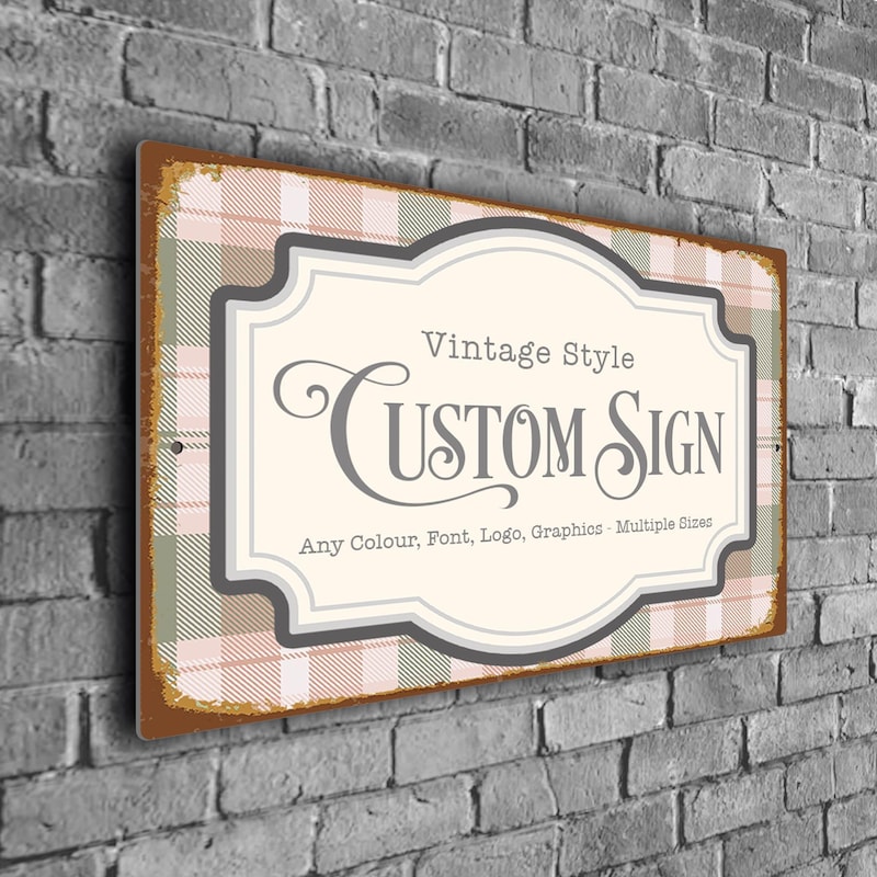 ClassicMetalSigns - Etsy