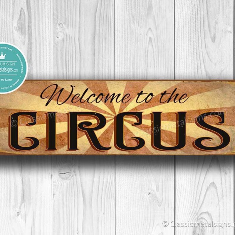 Circus Sign - Etsy