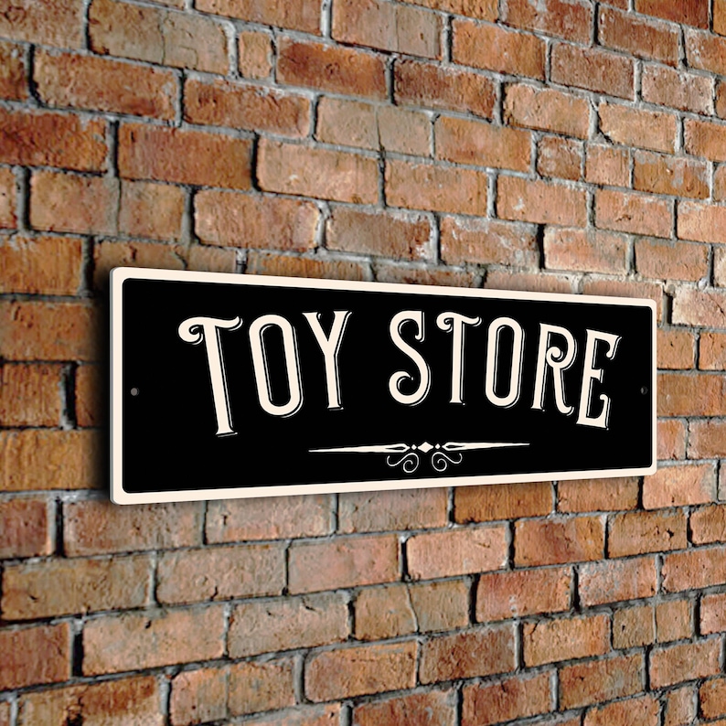 Toy Store Wall Sign, Vintage Style Retro Plaque (multiple Sizes) - Etsy
