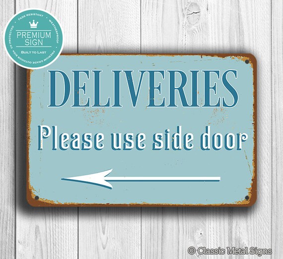 Deliveres Business Signs Custom Signs Deliveries Pointer Sign ...