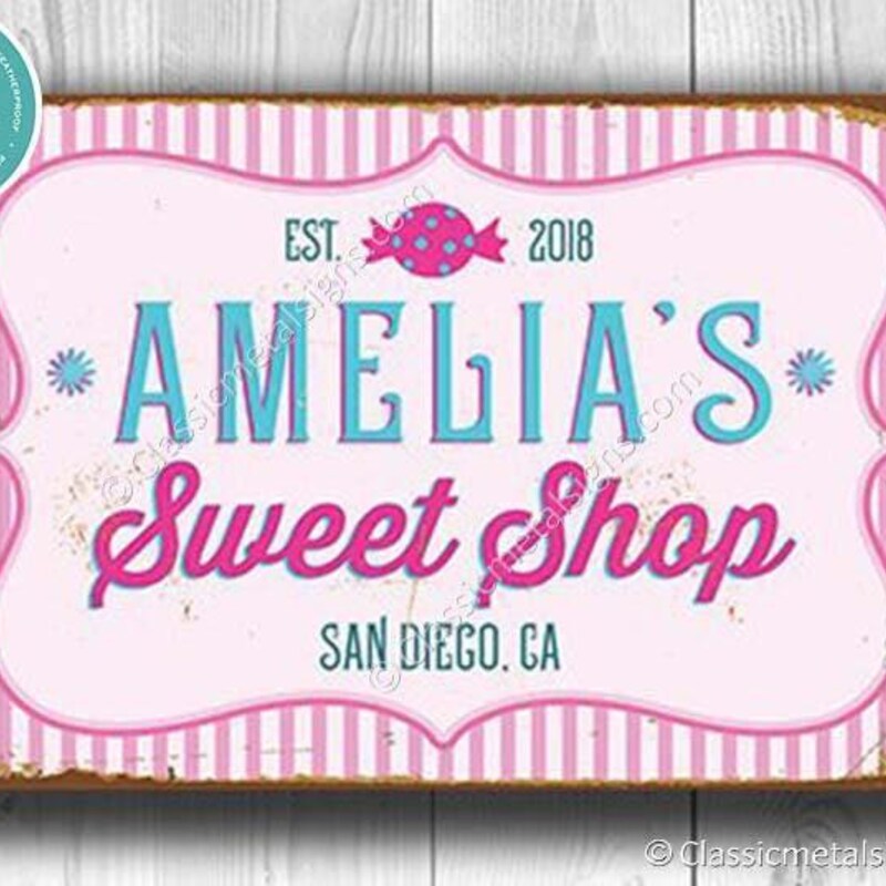 Sweet Shoppe Sign - Etsy