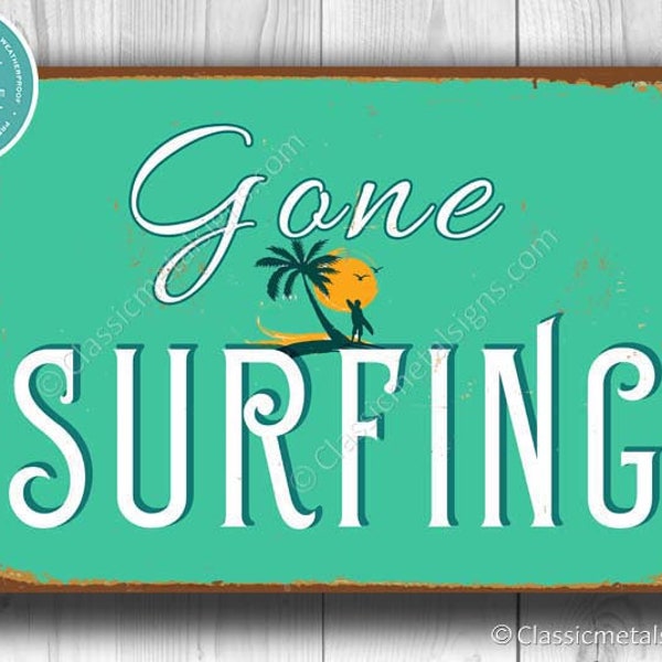 Gone Surfing - Etsy