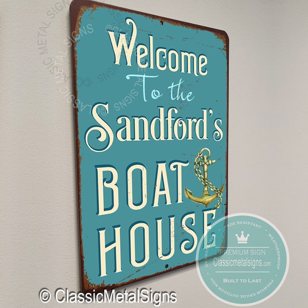 Boat House Sign - Etsy