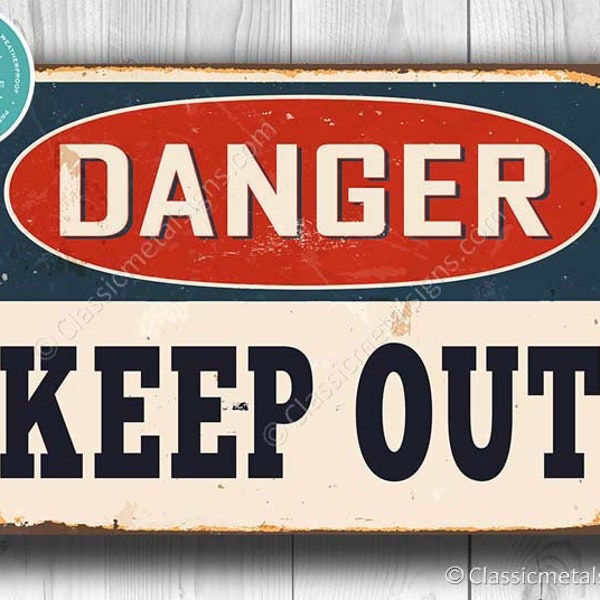 Keep Out Sign - Etsy UK