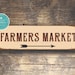FARMERS MARKET SIGN Farmers Market Signs Vintage Style - Etsy