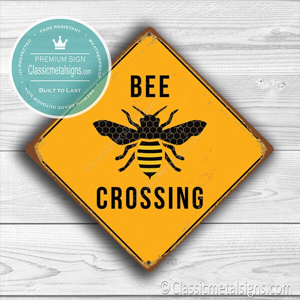 Bee Warning Sign - Etsy