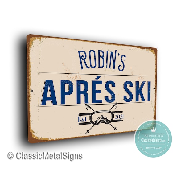 Ski Sign - Etsy