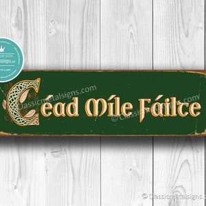 Cead Mile Failte - Etsy
