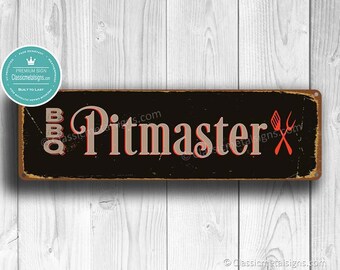 REDNECK BBQ Street Sign Pulled Pork Brisket Ribs Bar-b-que - Etsy