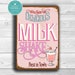 MILKSHAKE SIGN, Milkshake Signs,vintage Style Milkshake Sign,milkshake ...