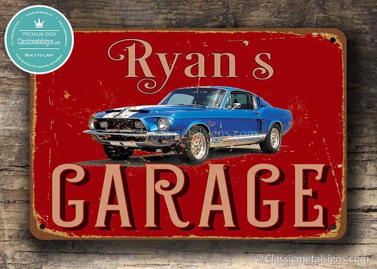 PERSONALIZED GARAGE SIGN Customizable Garage Signs Vintage - Etsy
