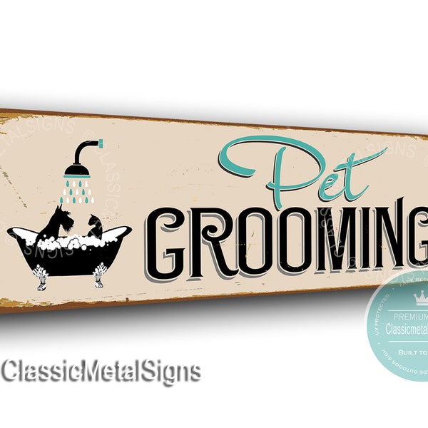Pet Grooming Signs - Etsy