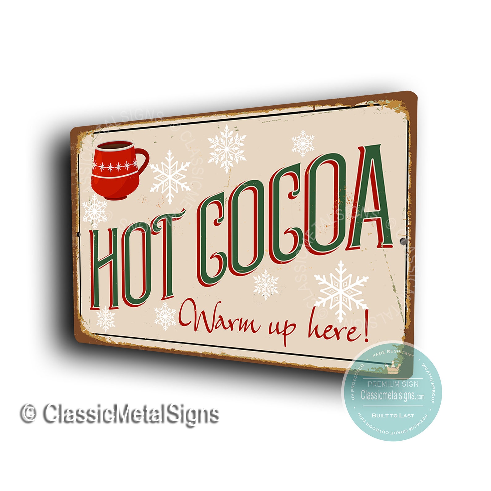 HOT COCOA SIGN Hot Cocoa Bar Sign Hot Cocoa Bar Warm up - Etsy