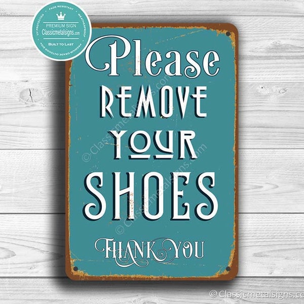 Please Remove Your Shoes Sign - Etsy