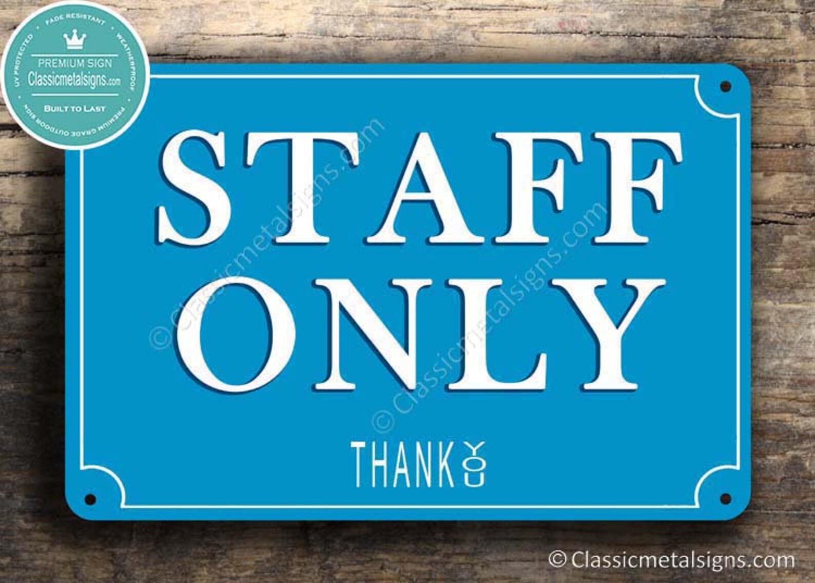 STAFF ONLY SIGN Staff Only Signs Classic Style Staff Only - Etsy UK