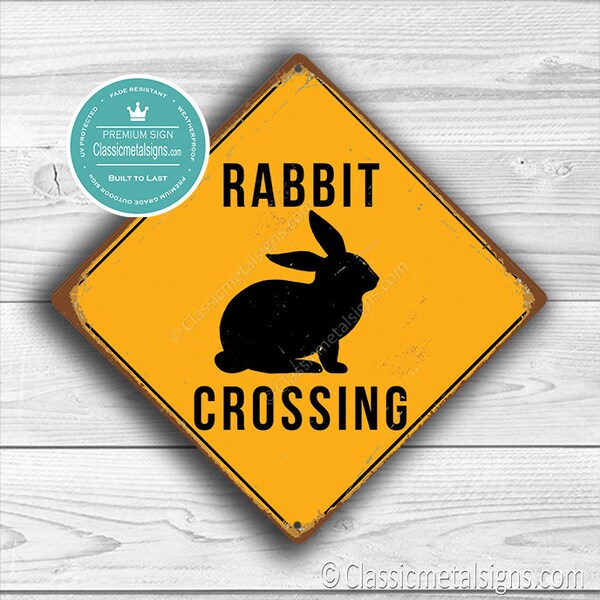 Rabbit Sign - Etsy